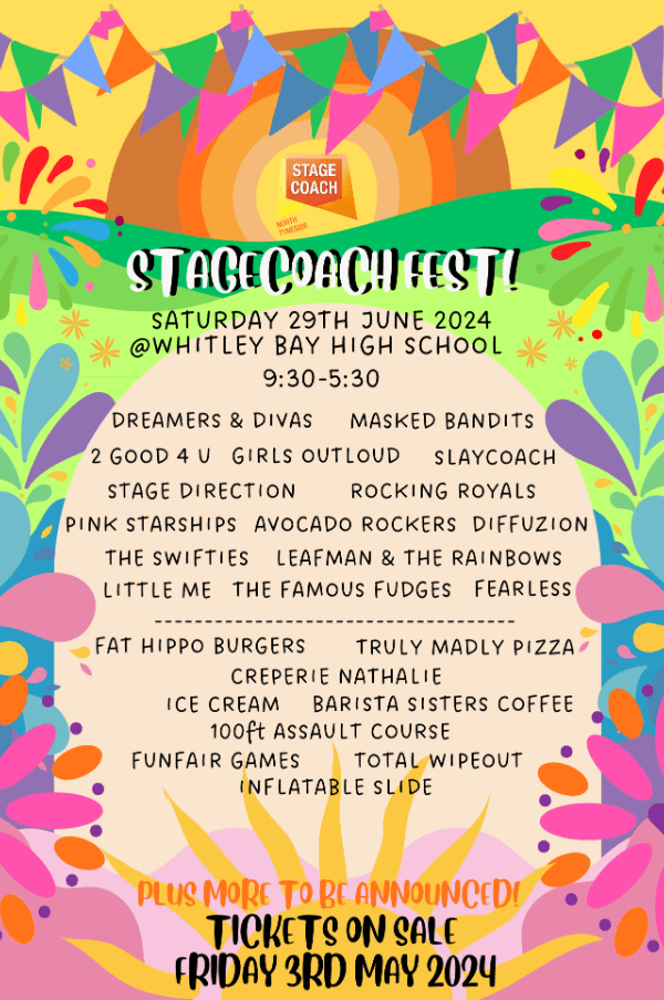 STAGECOACH FEST 2024 at Whitley Bay High School - Top Field event ...